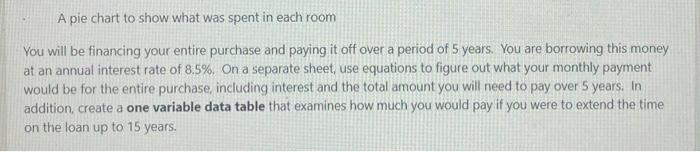 Solved using the information from the spreadsheet, create a | Chegg.com