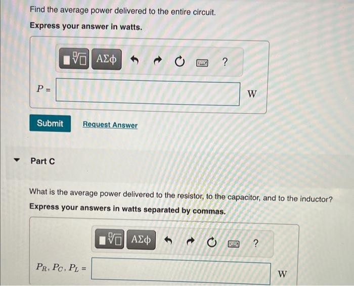 Solved A series ac circuit contains a 290Ω resistor, a 12mH | Chegg.com