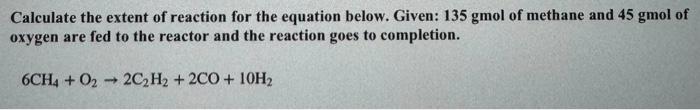 Solved Calculate the extent of reaction for the equation | Chegg.com
