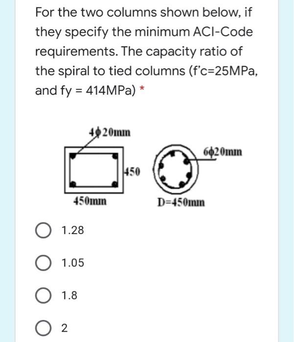 Solved For the two columns shown below, if they specify the | Chegg.com