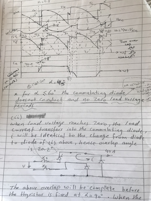 Solved IV VEGEN 04-C) A half-controlled three-phase bridge | Chegg.com