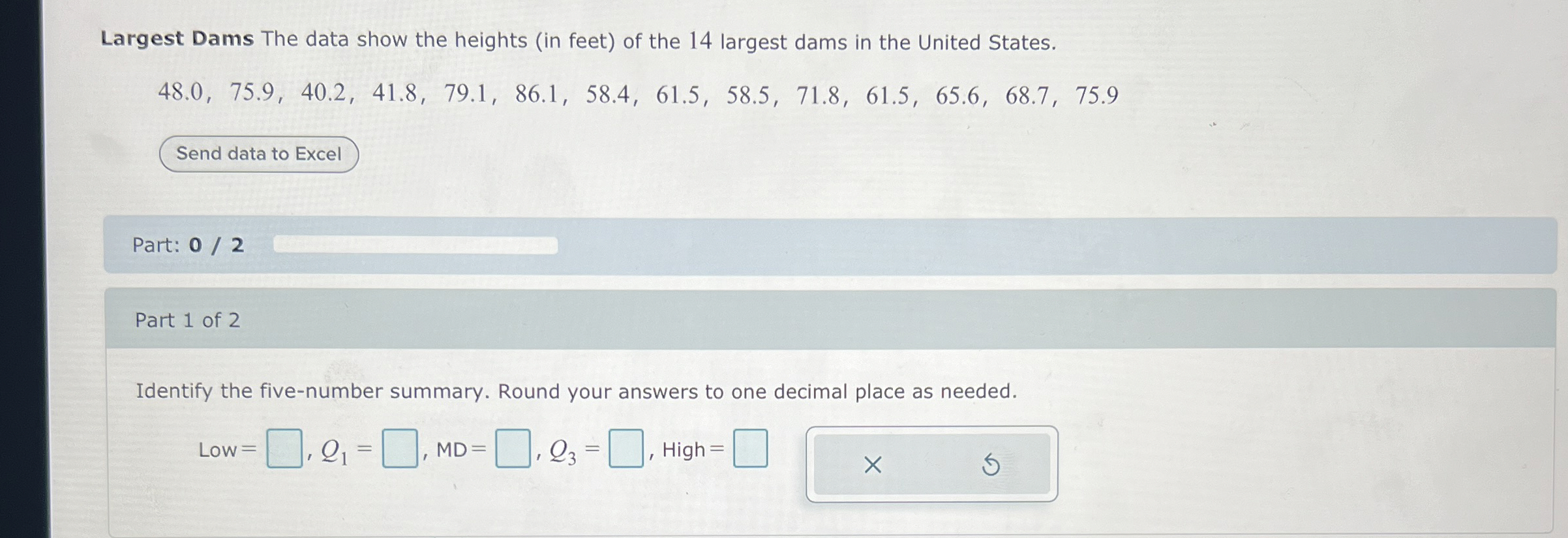 Solved Largest Dams The data show the heights (in feet) ﻿of | Chegg.com