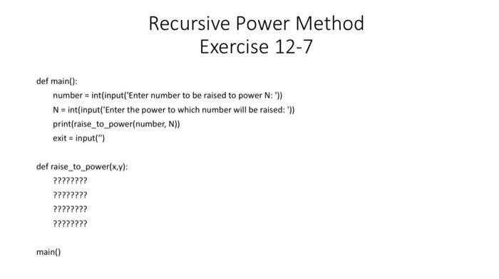 Solved Laboratory 12 Consists of: Four Recursion Problems to | Chegg.com