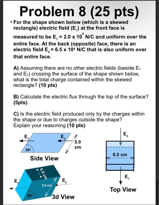 Solved - For the shape shown below (which is a skewed | Chegg.com