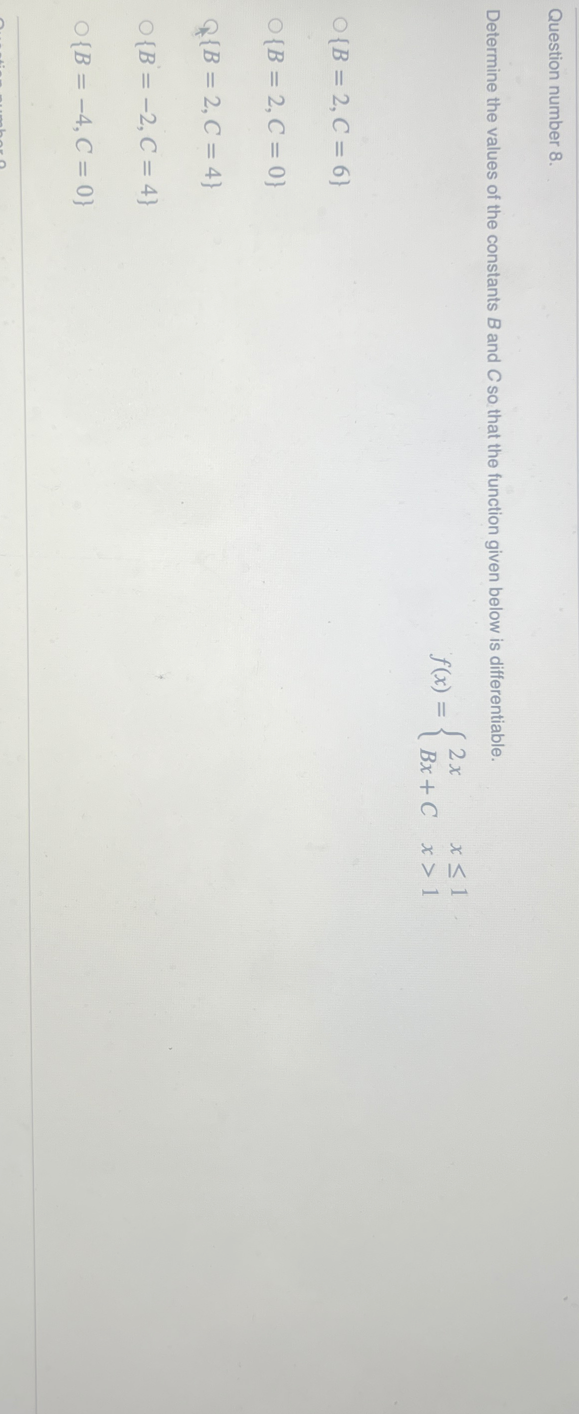 Solved Question number 8.Determine the values of the | Chegg.com