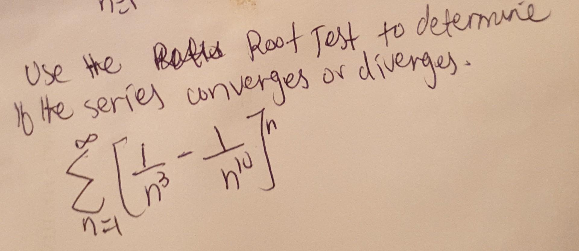 Solved Use the path Rost Test to determine to the series | Chegg.com