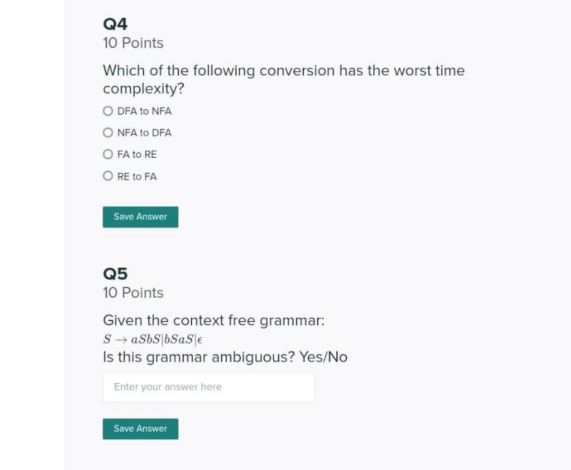 Solved Q4 10 Points Which of the following conversion has | Chegg.com