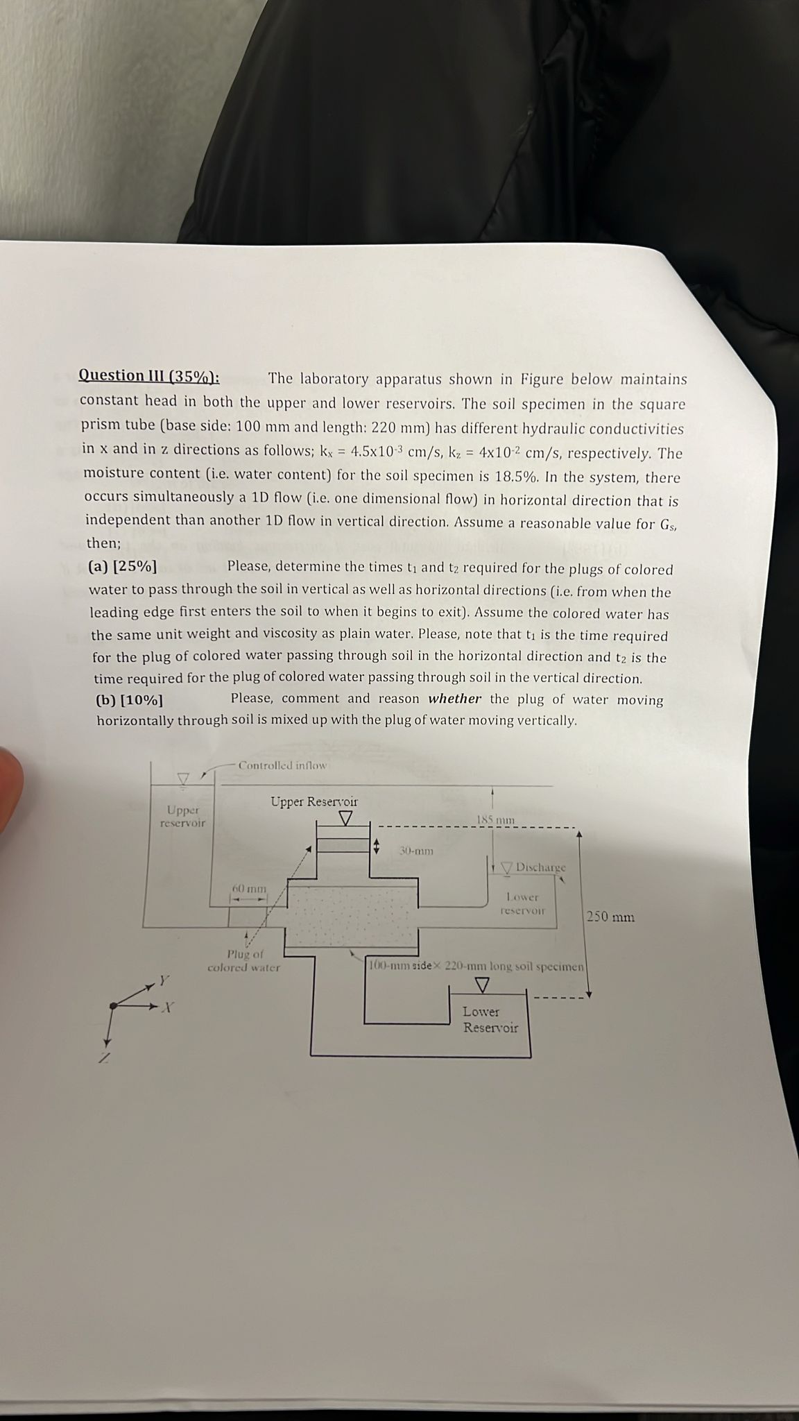 Solved Question III (35\%): \( \quad \) ﻿The laboratory | Chegg.com