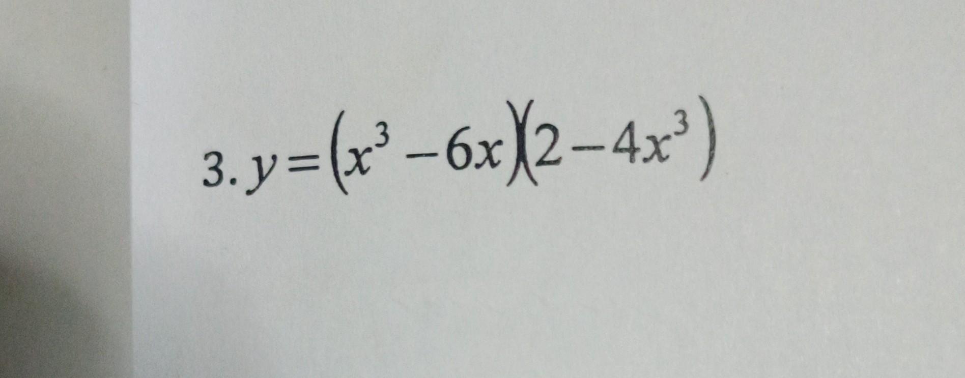 Solved DERIVATIVE OF ALGEBRAIC FUNCTION Find the derivative | Chegg.com