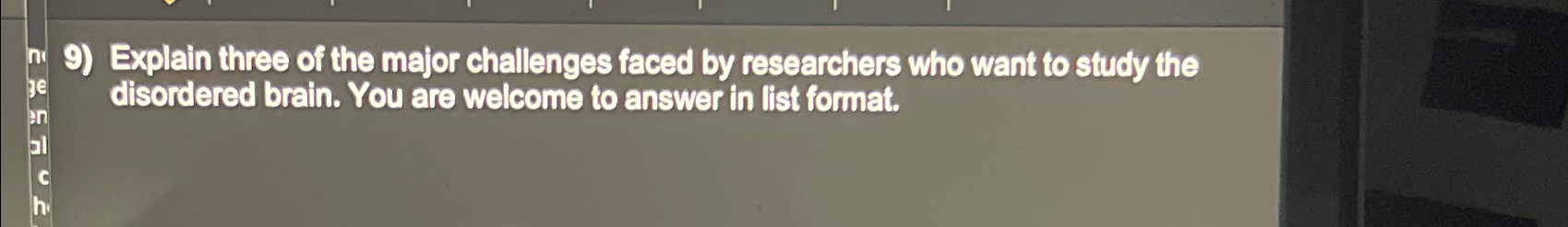 Solved Explain three of the major challenges faced by | Chegg.com