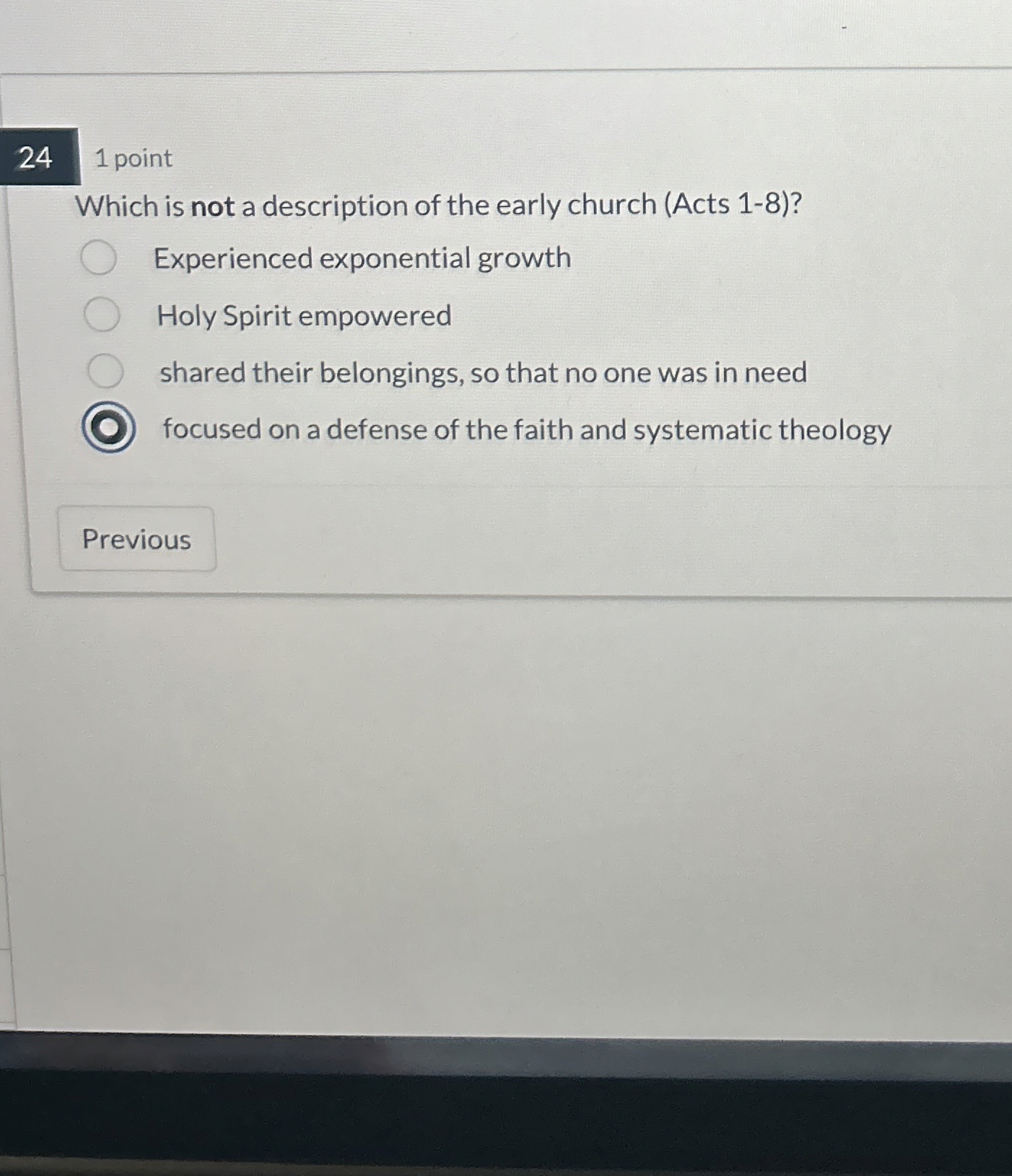 Solved 1 pointWhich is not a description of the early | Chegg.com Solved 1 pointWhich is not a description of the early | Chegg.com