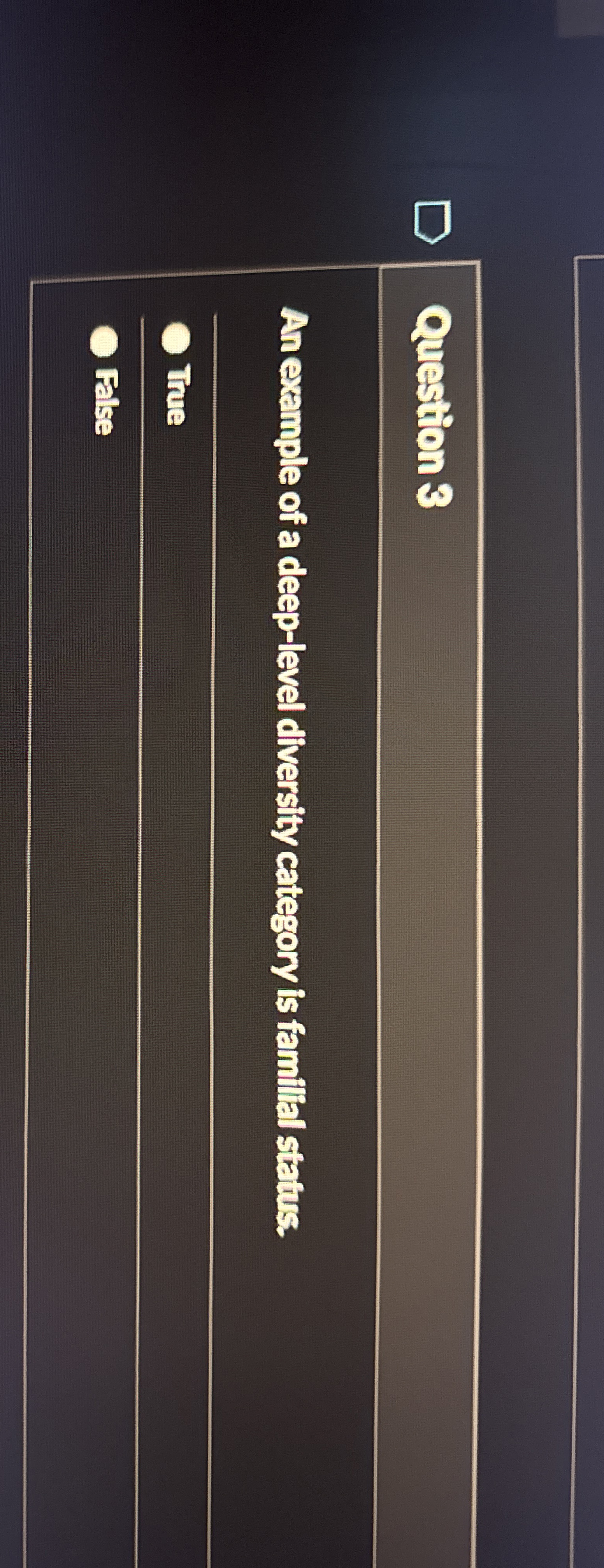 Solved Question 3An example of a deep-level diversity | Chegg.com