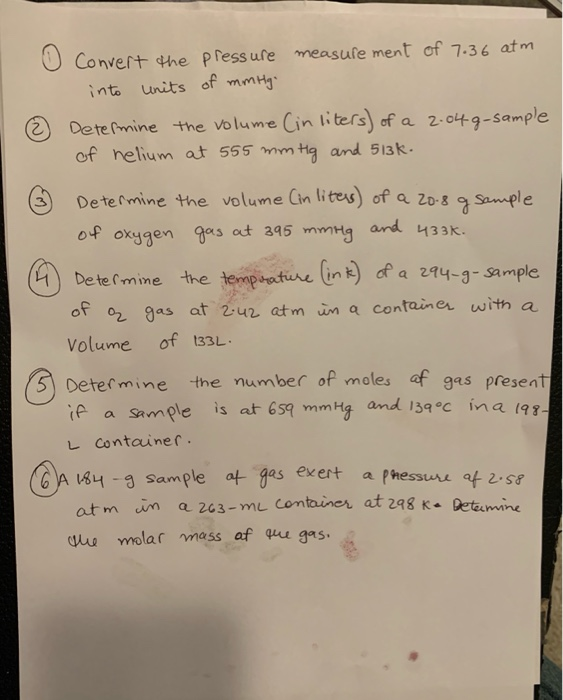 Solved O Convert the pressure measurement of 7.36 atm into | Chegg.com