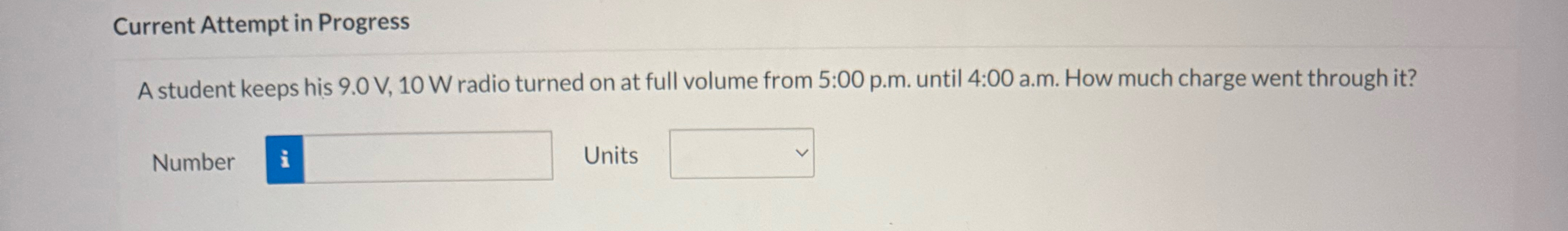 Solved Current Attempt in ProgressA student keeps his | Chegg.com