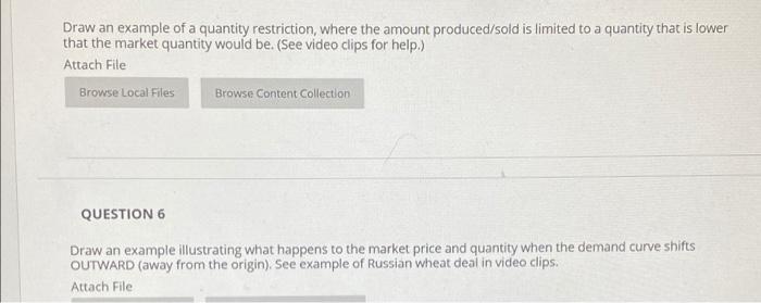 Solved Draw an example of a quantity restriction, where the | Chegg.com