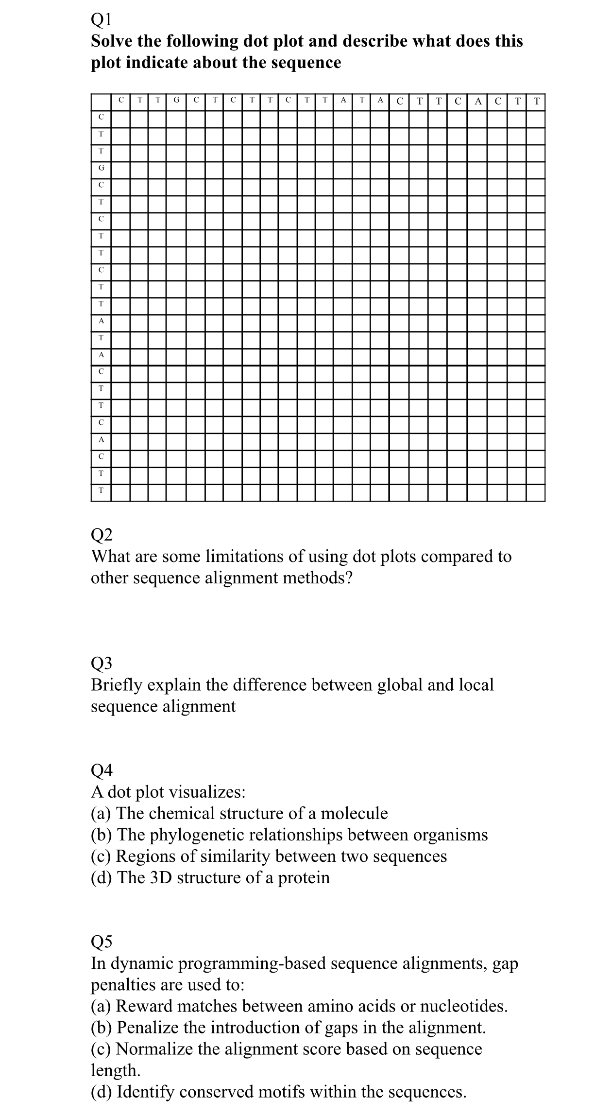Solved Q1Solve the following dot plot and describe what does | Chegg.com