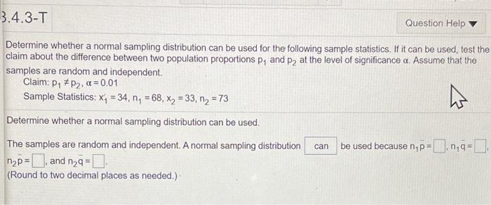 Solved calculate the standardized test statistic for | Chegg.com