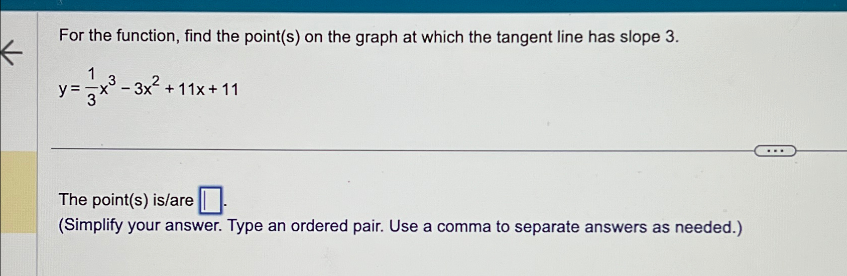Solved For the function, find the point(s) ﻿on the graph at | Chegg.com