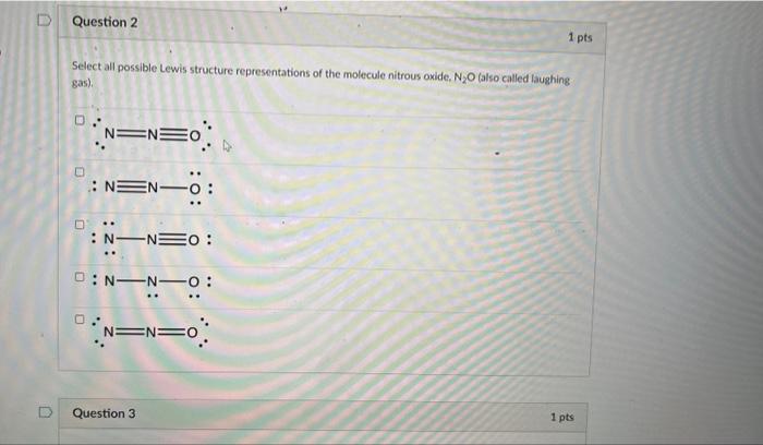 Solved Select all possible Lewis structure representations | Chegg.com