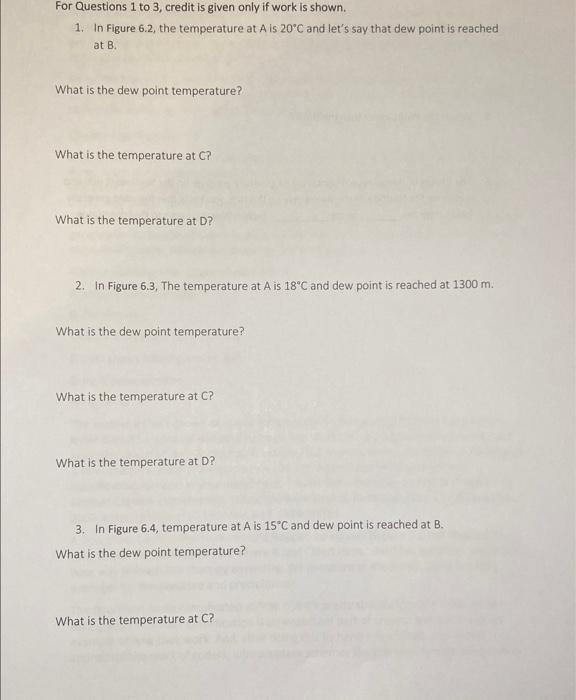 Solved Figure 6.2. Figure 6.4.For Questions 1 to 3 , credit | Chegg.com