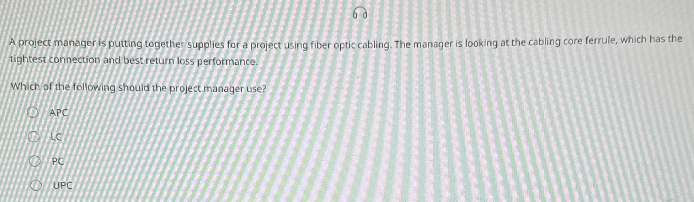 Solved A project manager is putting together supplies for a | Chegg.com