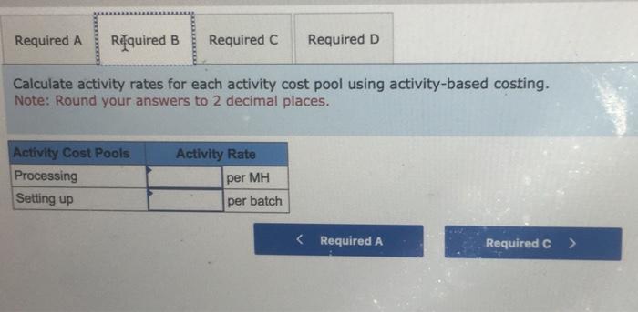 Solved Calculate activity rates for each activity cost pool | Chegg.com