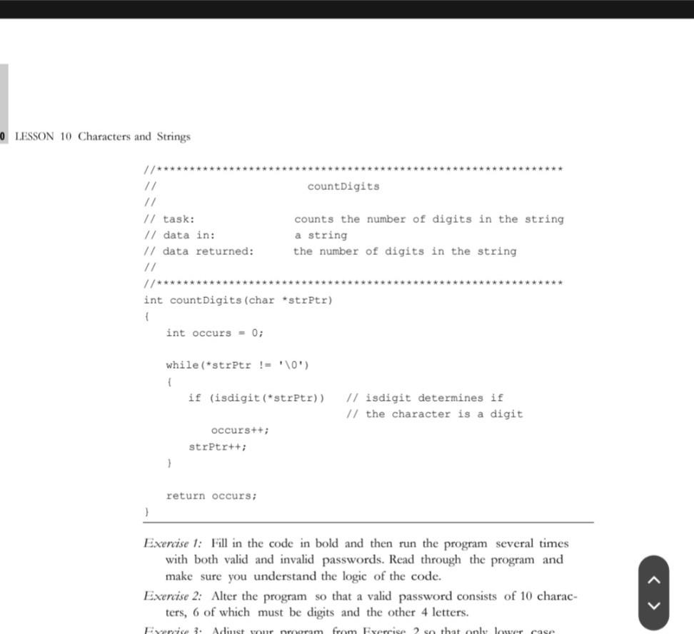 Solved LAB 10.1 Character Testing and String Validation The | Chegg.com