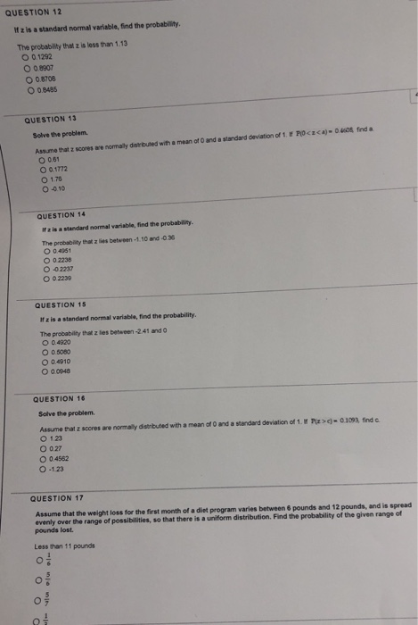 Solved QUESTION 1 Estimate the indicated probability by | Chegg.com