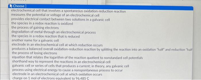 Solved Anode Battery Cathode Cell Notation Corrosion