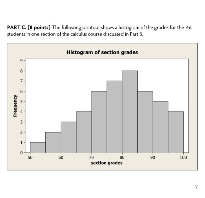 Solved PART C. [8 points] The following printout shows a | Chegg.com