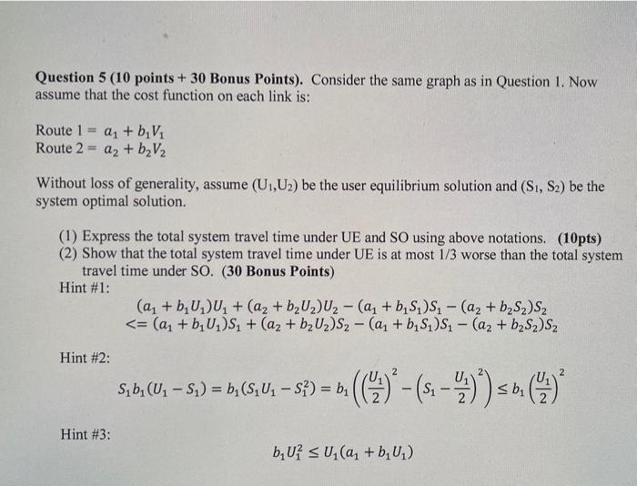 Solved Question 5 (10 points + 30 Bonus Points). Consider | Chegg.com Solved Question 5 (10 points + 30 Bonus Points). Consider | Chegg.com