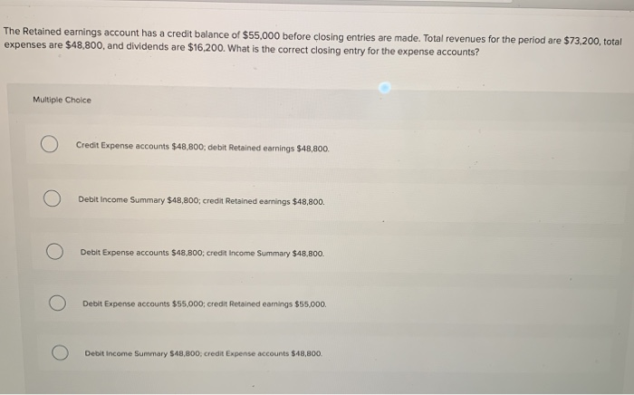 Solved The Retained earnings account has a credit balance of | Chegg.com