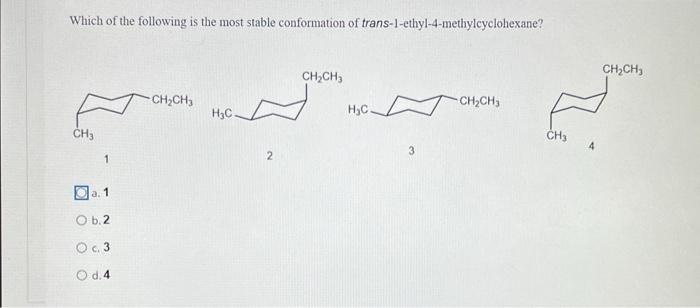 Solved Which of the following is the most stable | Chegg.com Solved Which of the following is the most stable | Chegg.com
