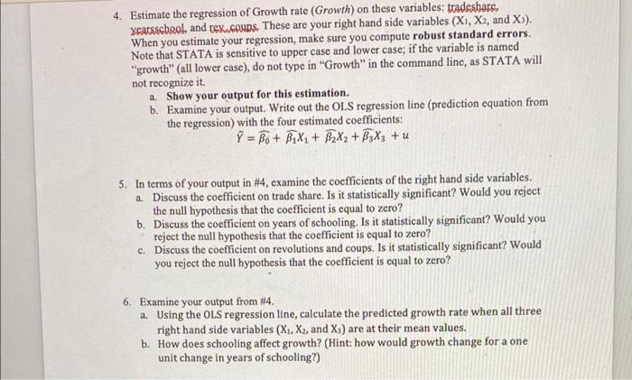 Solved summarize Variable Obs Mean Std. Dev. Min Max 0 65 | Chegg.com