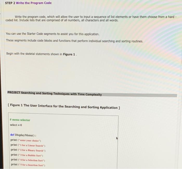 Solved Python Data Structures Lab 5 CSC 242 Student Name | Chegg.com