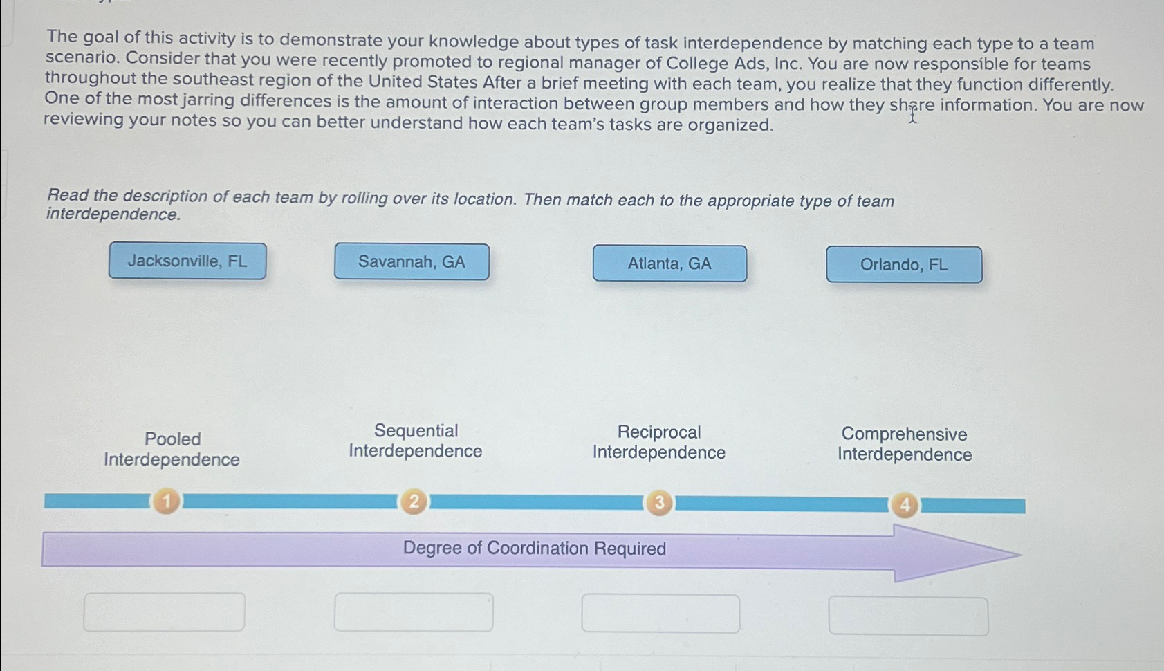 Solved The goal of this activity is to demonstrate your | Chegg.com