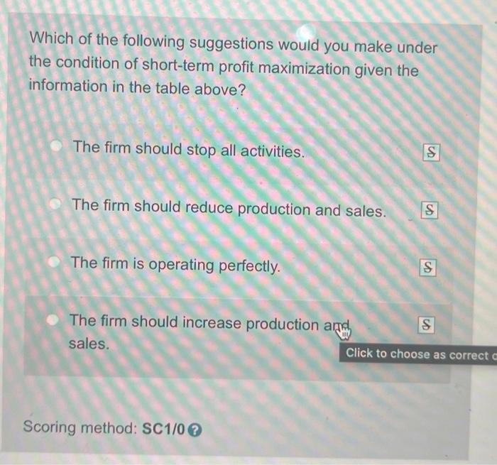 Solved Exercise 3: Short-Term Profit Maximization You advise | Chegg.com