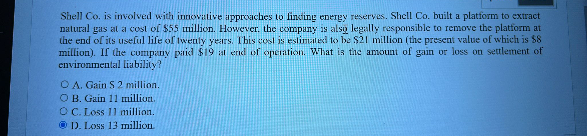 Solved Shell Co. ﻿is involved with innovative approaches to | Chegg.com