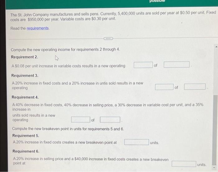 Solved Requirements Consider each case separately: 1. a. | Chegg.com