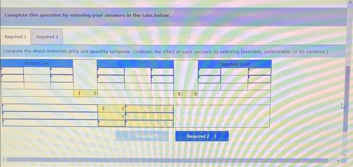 Solved Exercise 23-11 (Algo) Direct materials and direct | Chegg.com