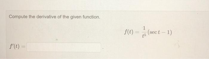 Solved Let f(x)=4cos(sin(x7)) f′(x)=Compute the derivative | Chegg.com