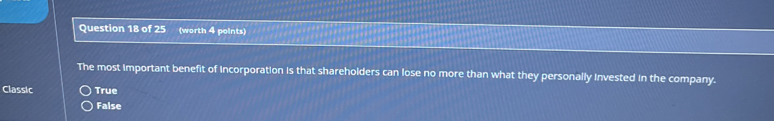 Solved Question 18 ﻿of 25 (worth 4 ﻿points)The most | Chegg.com