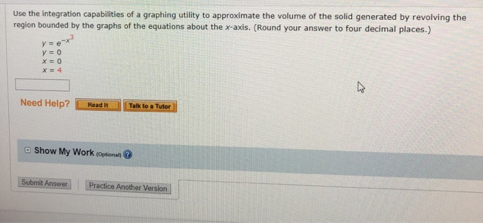 Solved Use the integration capabilities of a graphing | Chegg.com