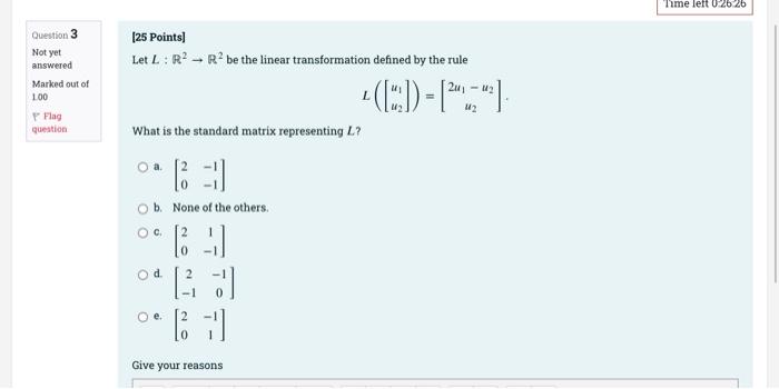 Solved Find the eigenvalues of the matrix A=[10−32] and type | Chegg.com