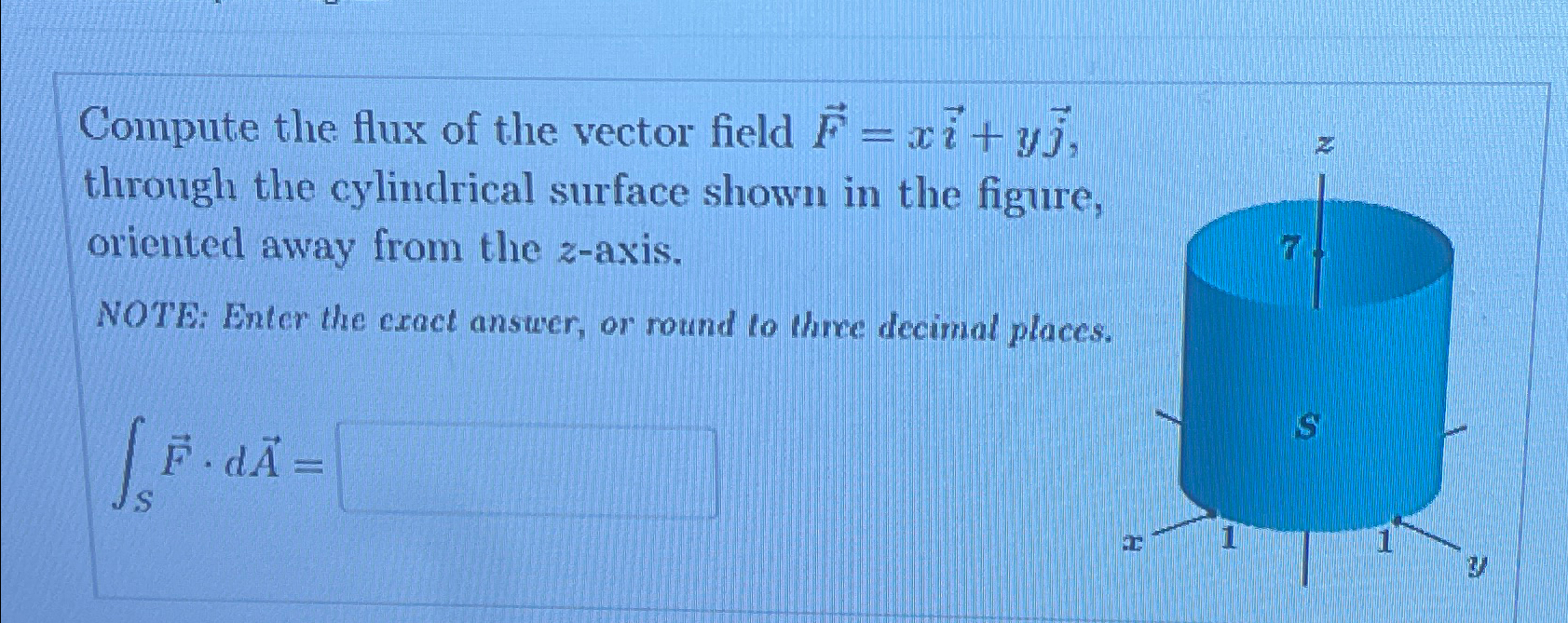Solved Compute the flux of the vector field | Chegg.com