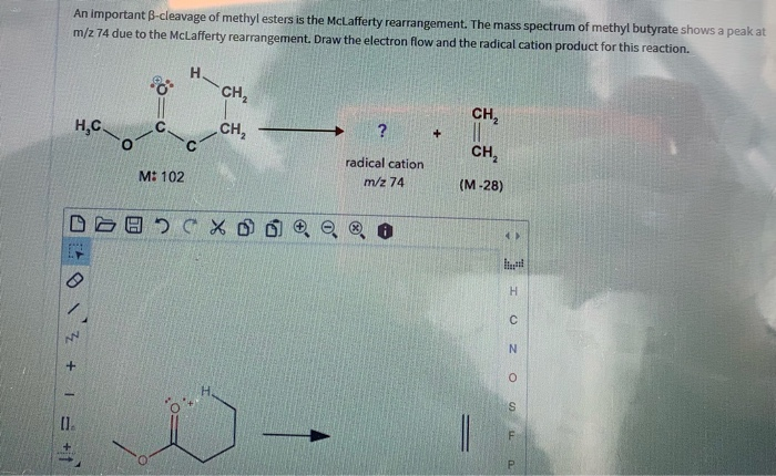 Solved The mass spectrum of butanal shows the base peak at | Chegg.com