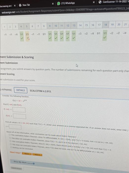 Solved hent Submission assignment, you submit answers by | Chegg.com