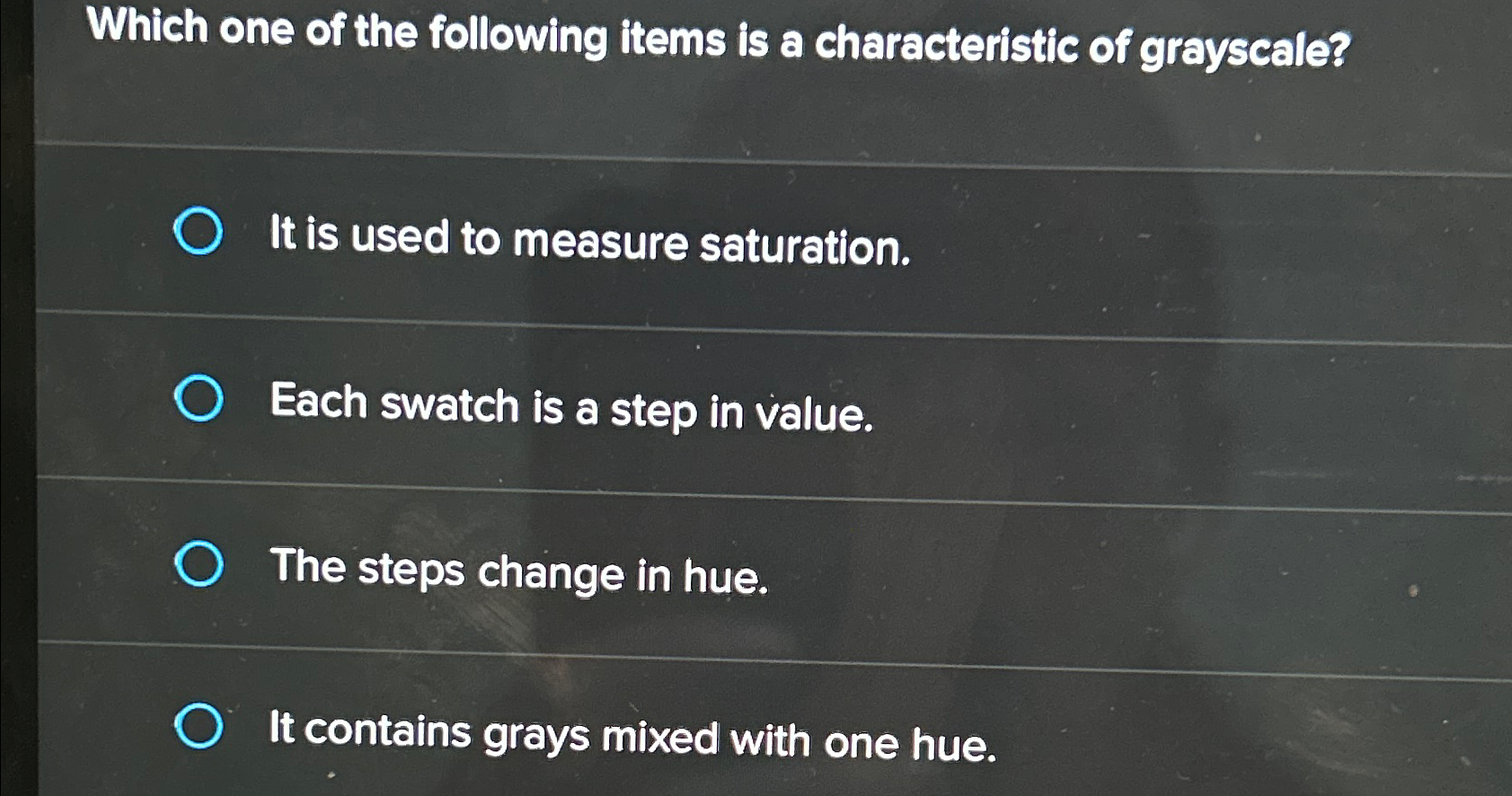 Solved Which one of the following items is a characteristic | Chegg.com