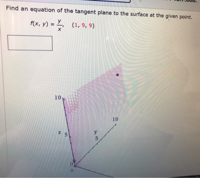 Solved Find an equation of the tangent plane to the surface | Chegg.com