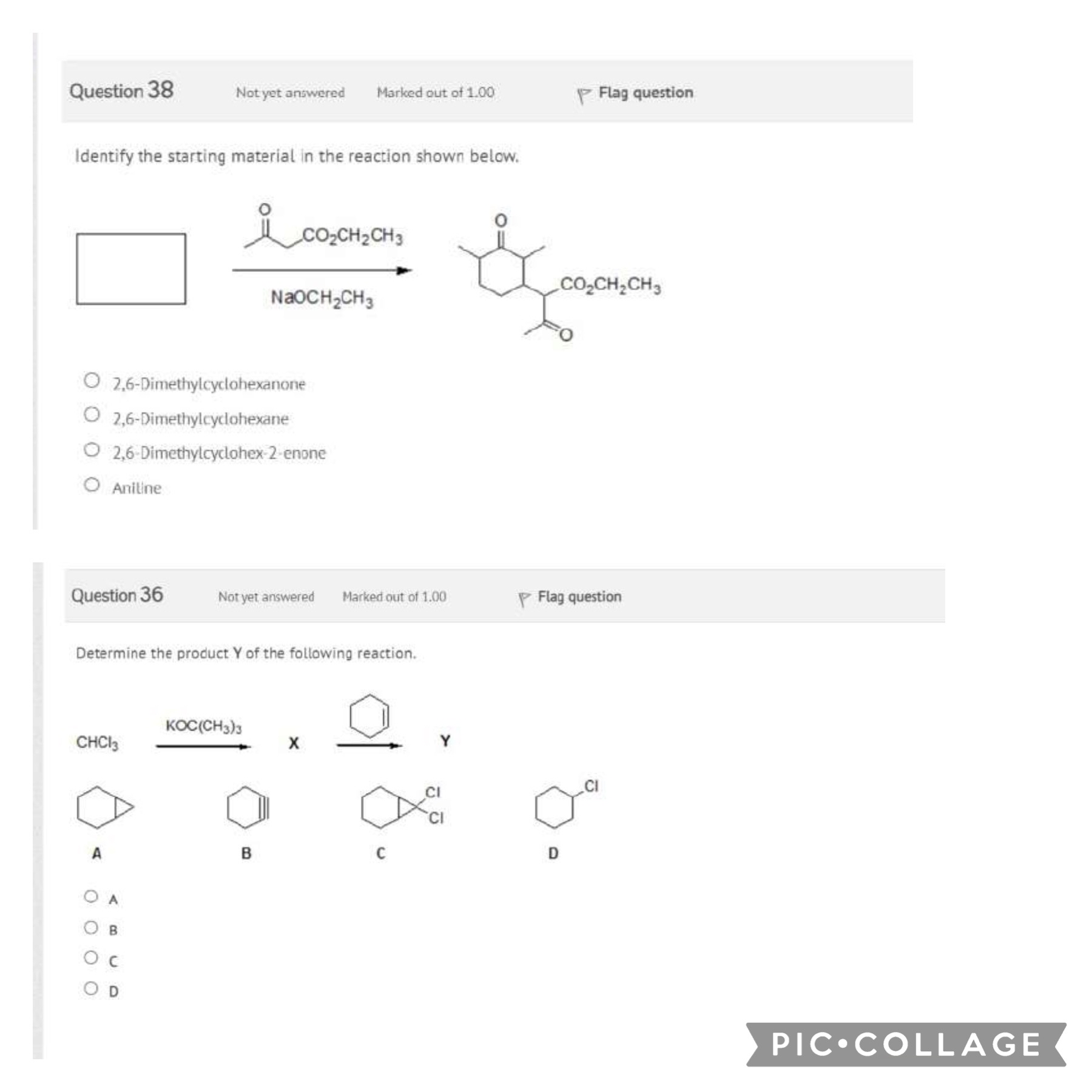 Solved Answering the two questions of organic chemistry | Chegg.com